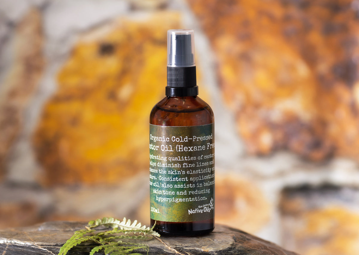 Castor Oil Hexane Free (Cold-Pressed Organic) 100ml – NZ Native Oils