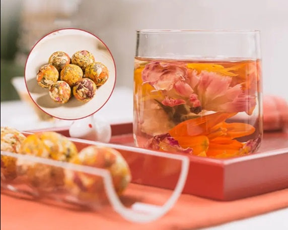 Blooming Flower Tea Balls – NZ Native Oils
