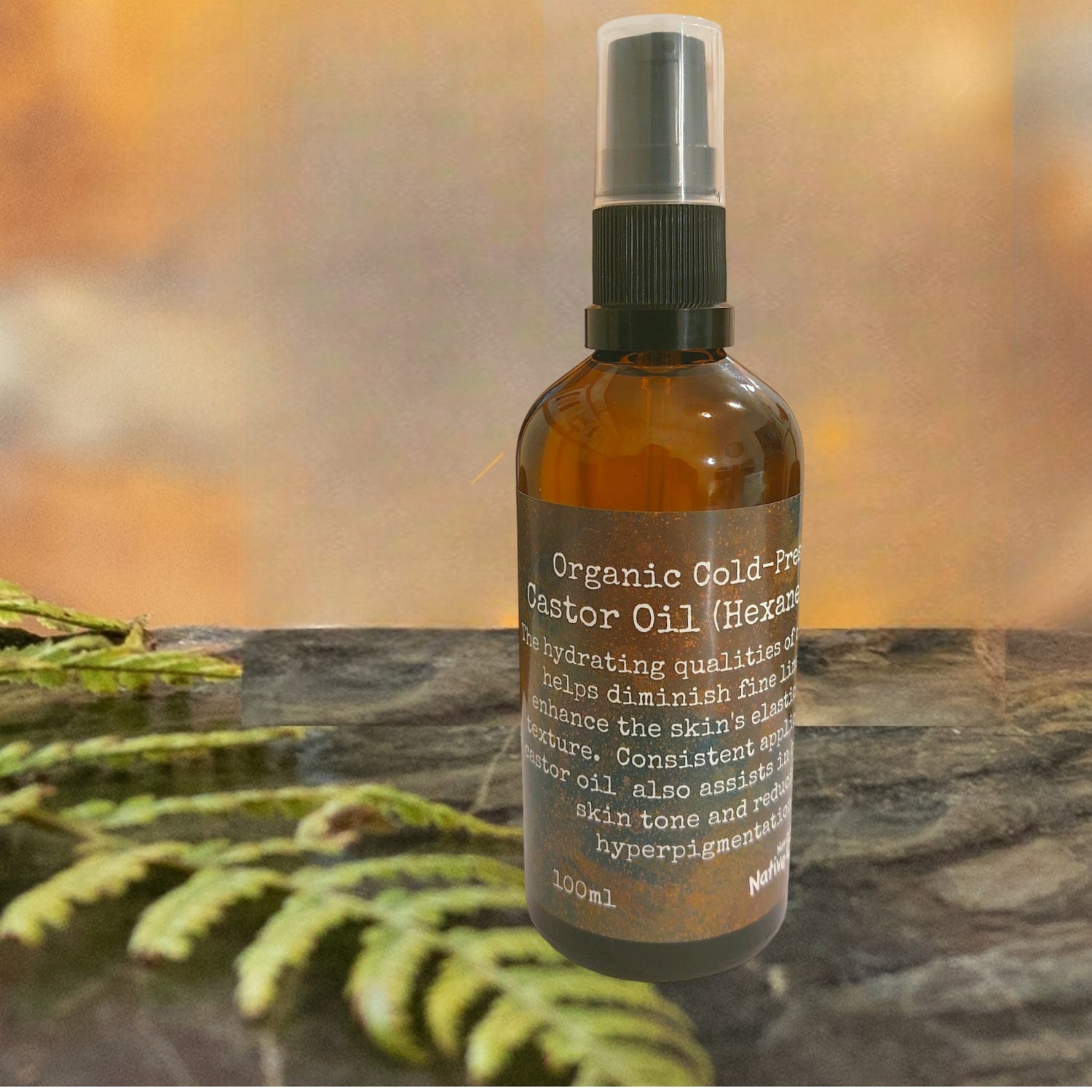 Castor Oil Hexane Free (Cold-Pressed Organic) 100ml – NZ Native Oils